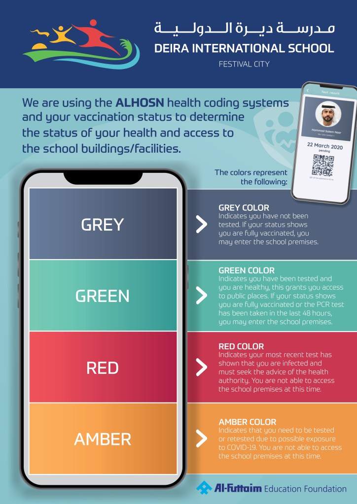 Health and Safety - Deira International School (DIS) - Dubai Festival City