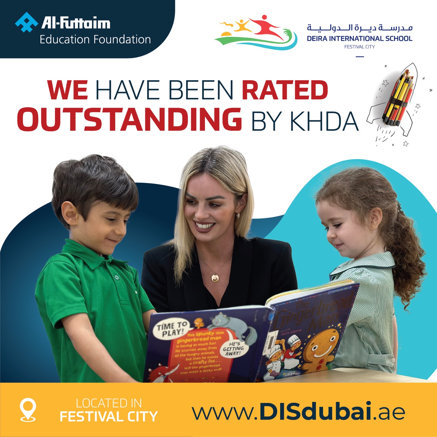 We have been rated OUTSTANDING by KHDA - Deira International School ...